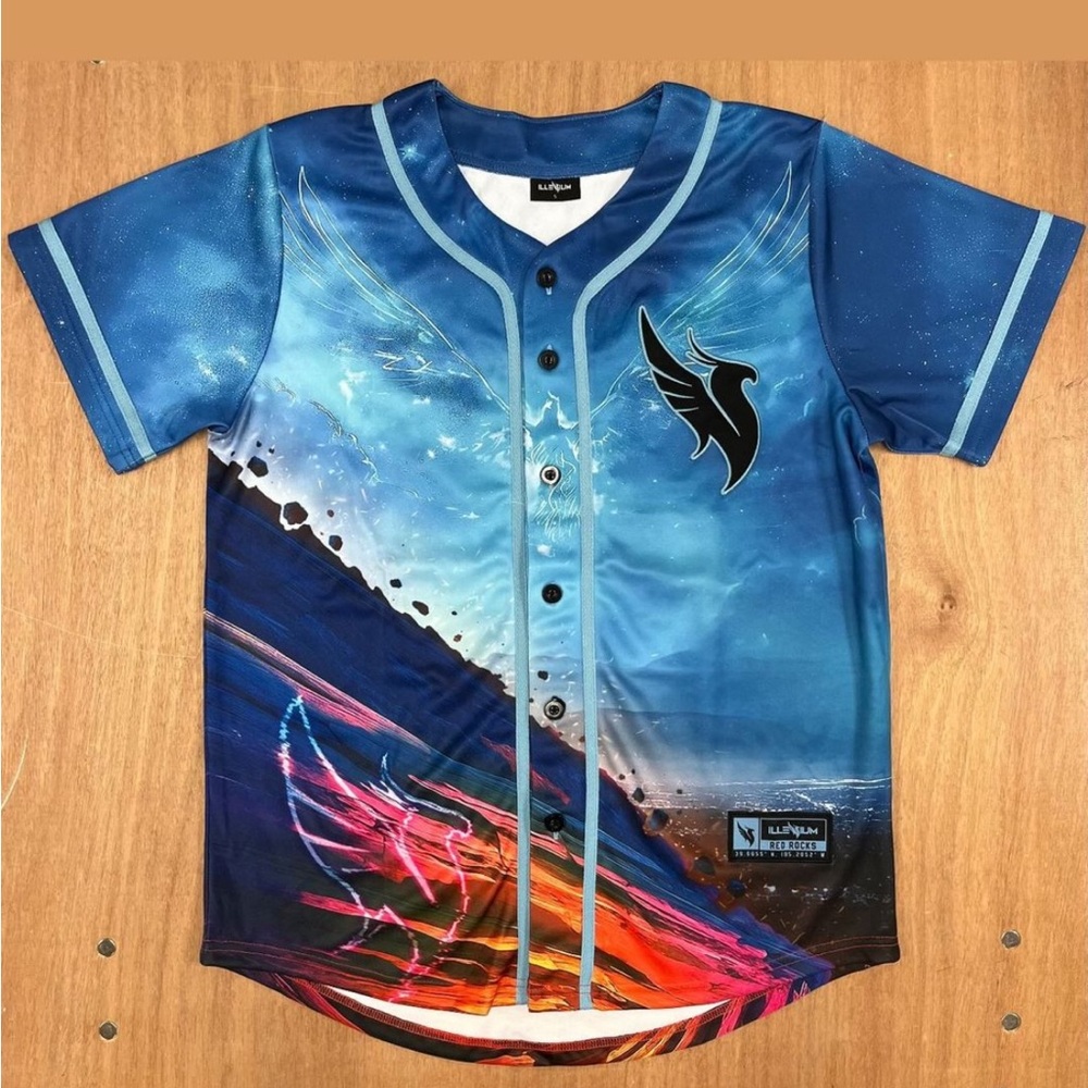 New Illenium Red Rocks 2024 Jersey Large - Gem
